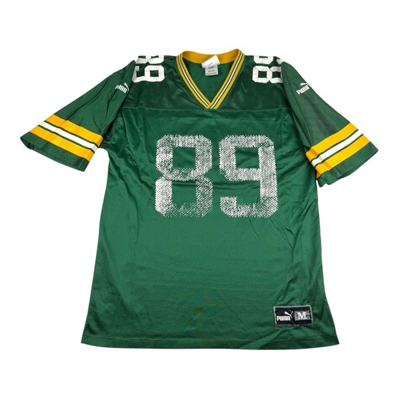 Puma | Shirts | Vintage Green Bay Packers Jersey Mens Medium M Mark ...